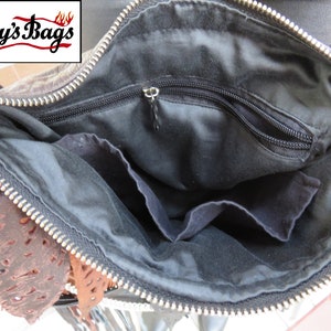 Rock Bag, Punk, Designer Handbag,chain, Shabby Leather, Brown and Black ...