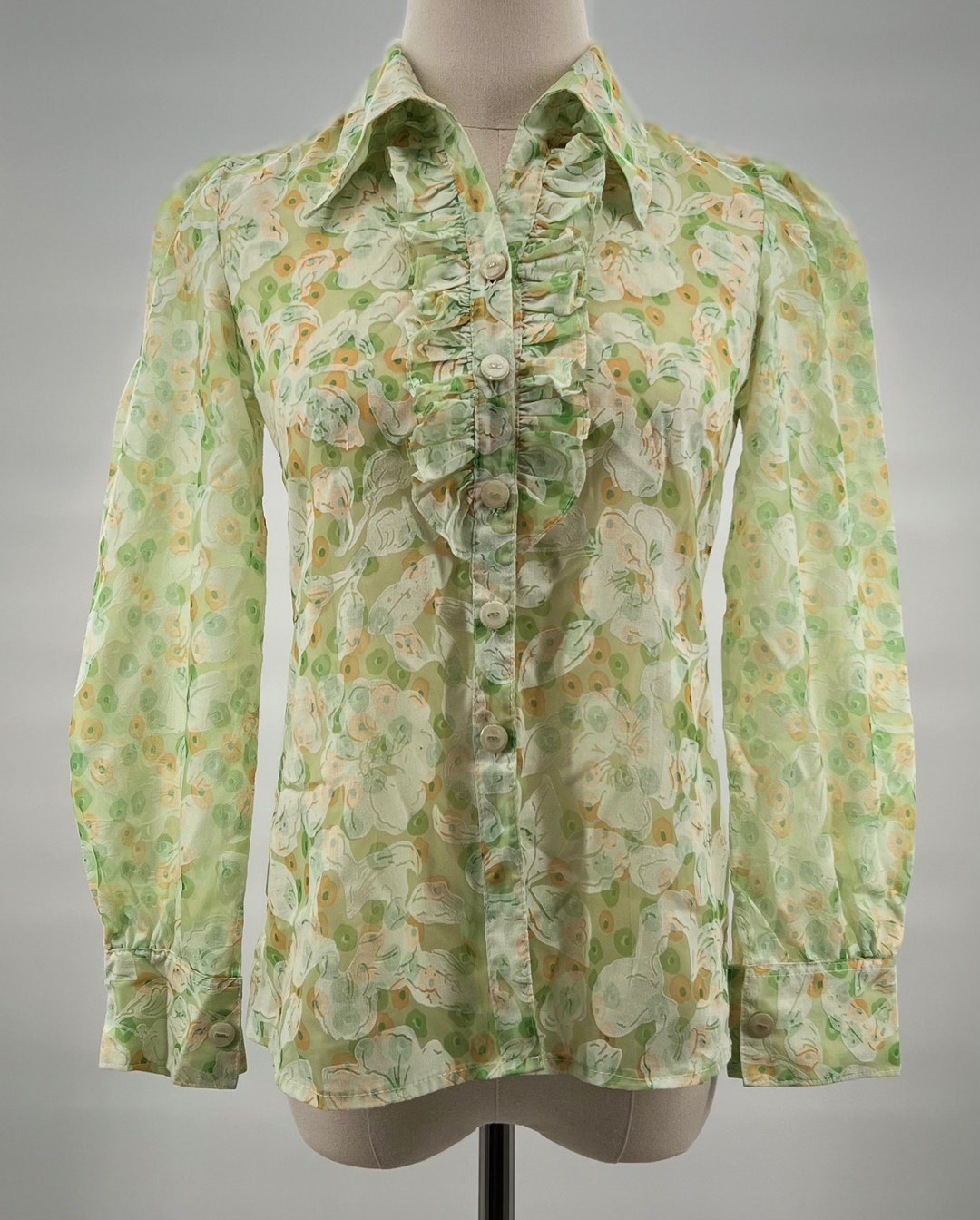 Vintage 70s Blouse - Etsy