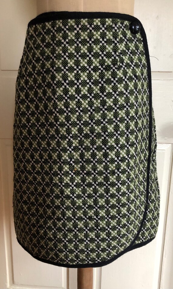Vintage 1960s Reversible Wrap Skirt Gem