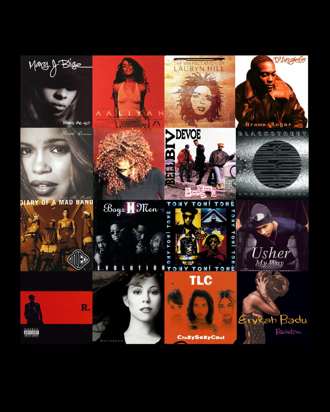 Raised in the 90's R&B - Etsy