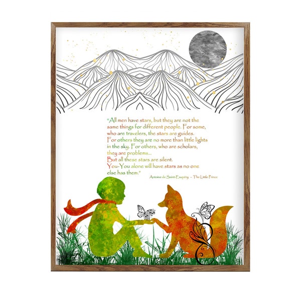 The Little Prince Poster - Etsy