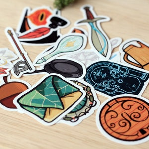 Pegatinas LOTR Lord of the Rings Stickers Diary Stationery Bullet ...