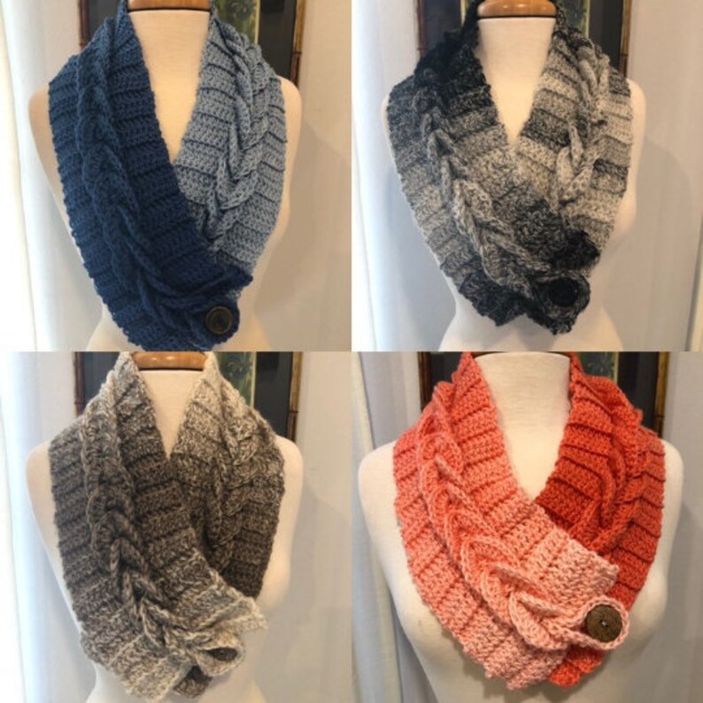 Pattern Only for Single Braided Cowl - Etsy