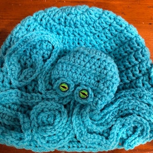Pattern Only for Crochet Octopus Hat - Etsy