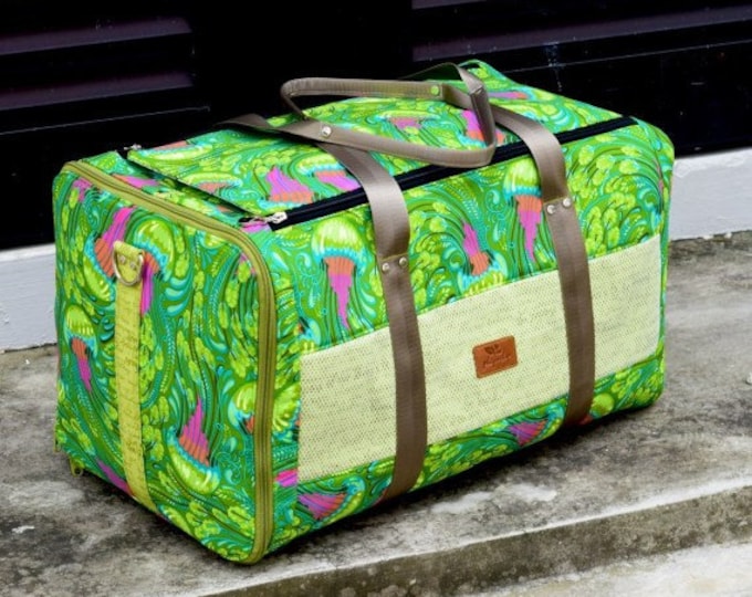 Weekender Travel Bag Pattern PDF Download Overnight Bag Sewing Patterns ...