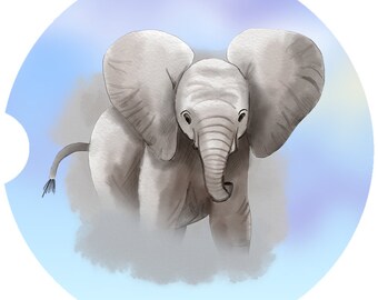 Wolf Portrait Art Car Coasters Matching Pair Set of 2 3 - Etsy