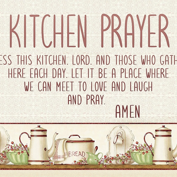 Kitchen Prayer - Etsy