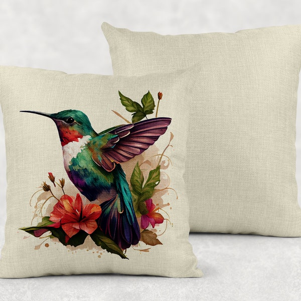 Hummingbird Pillow - Etsy