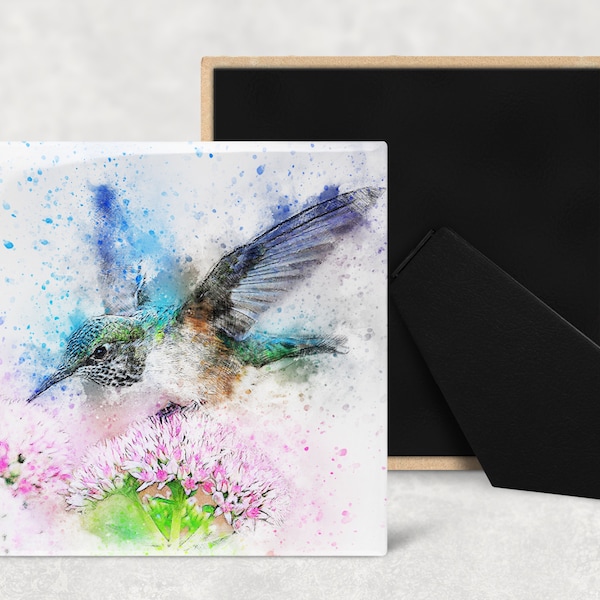 Ceramic Hummingbird Tile - Etsy