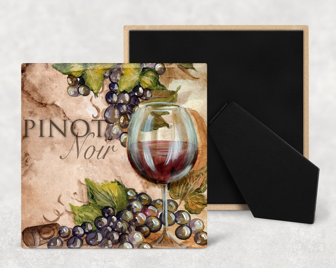 Wine Art Decorative Ceramic Tile With Optional Easel Back - Available ...