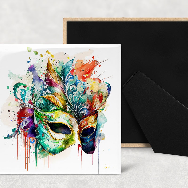 Mardi Gras Mask Art - Etsy