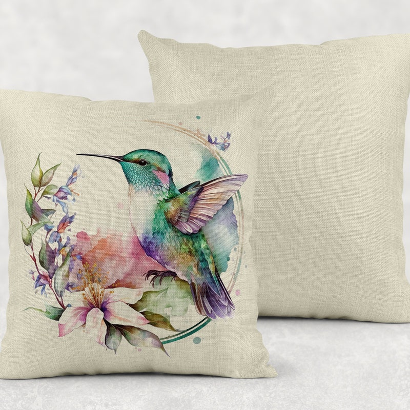 Hummingbird Pillow - Etsy