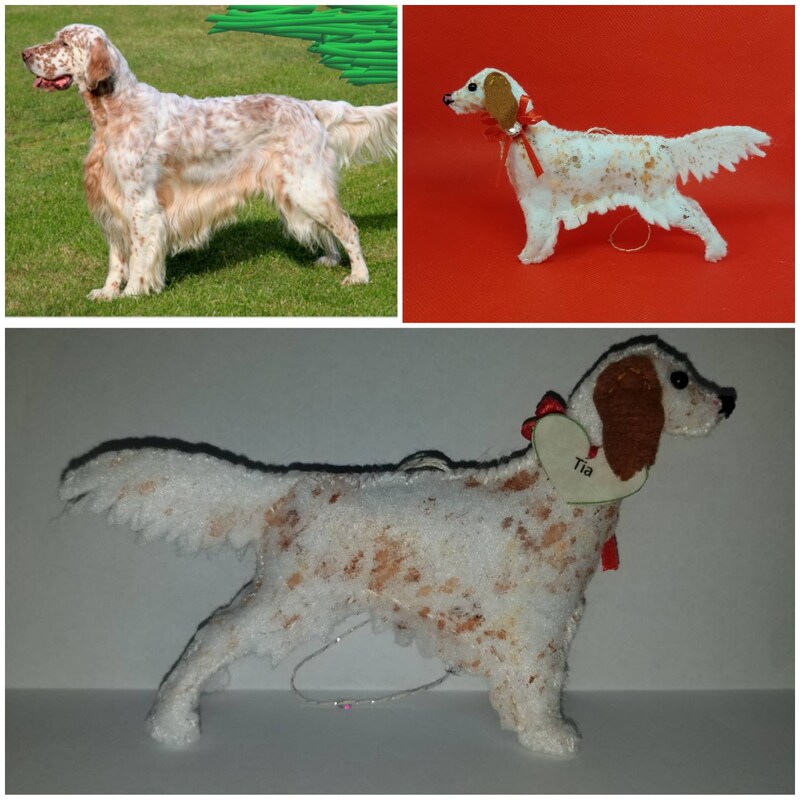 Felt Dog Ornament - Etsy
