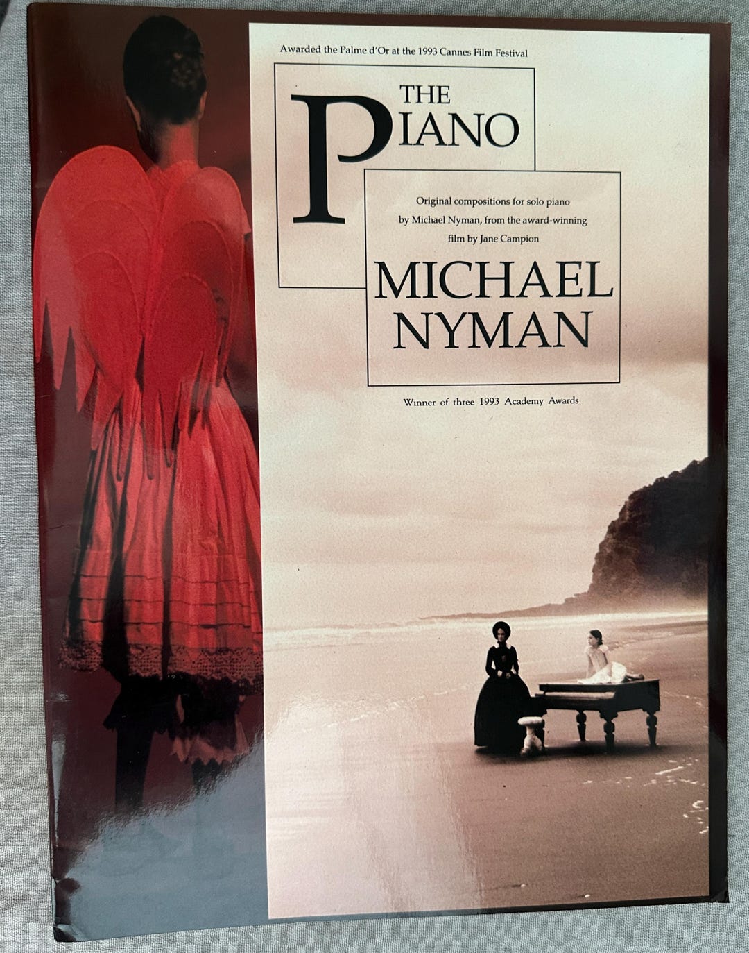 THE PIANO Movie Theme Sheet Music Book, Michael Nyman, 1993 - Etsy