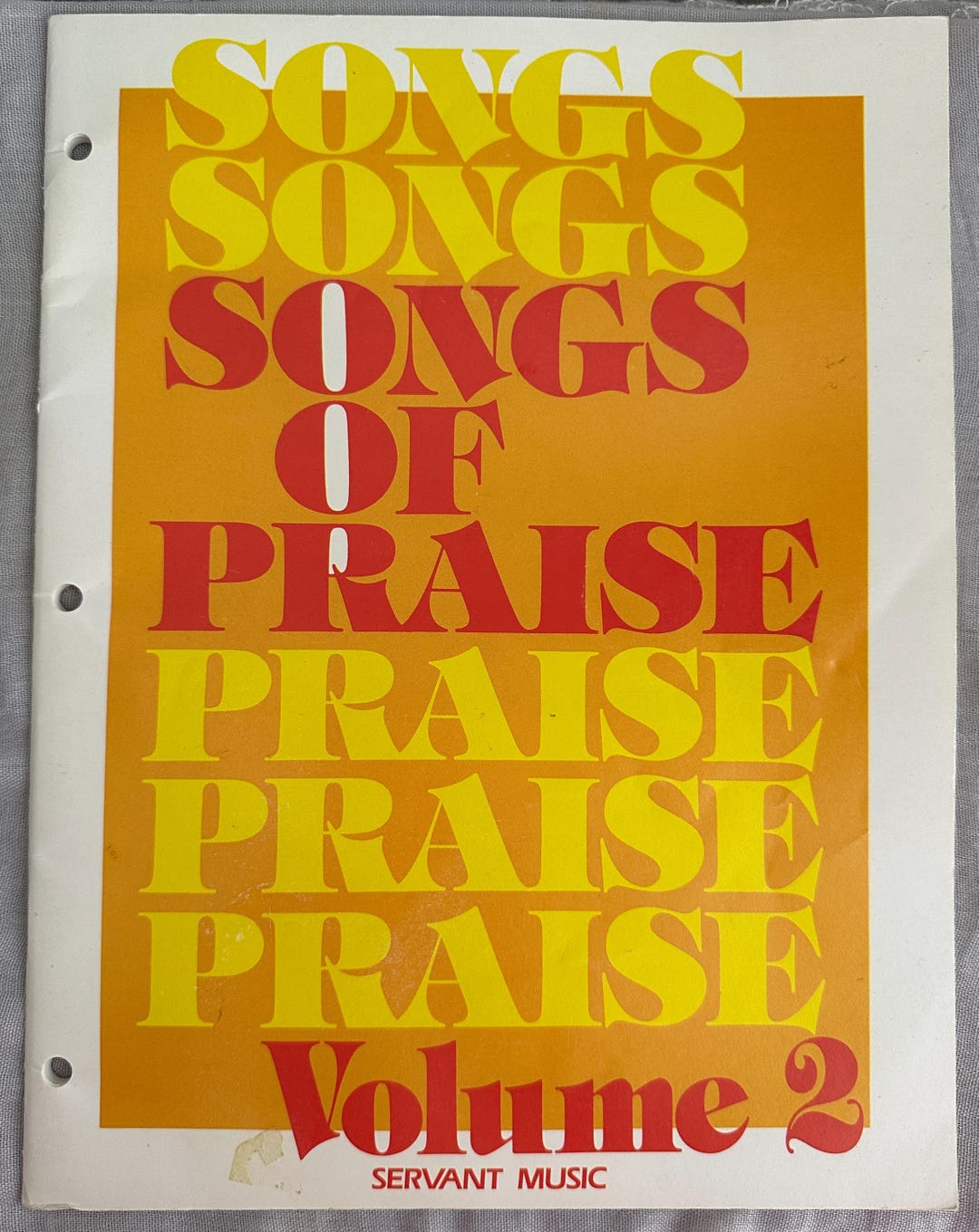 Vintage MUSIC BOOK: Songs of Praise Vol.2 1978 Christian Music, Gospel ...