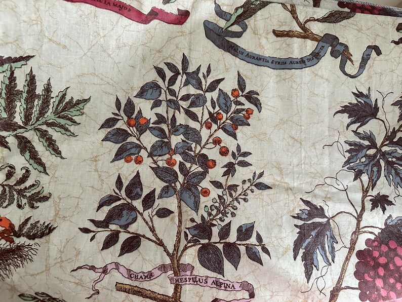 Vintage Cyrus Clark EDEN Cotton CHINTZ Fabric 2 Yard Cut 56 Inches Wide ...