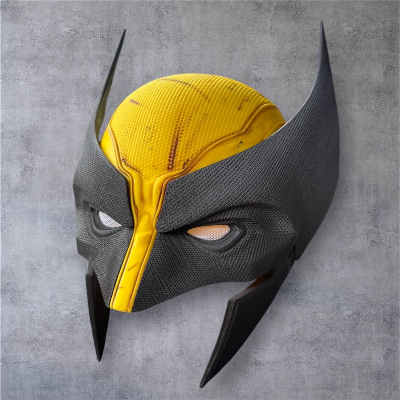 Wolverine Cowl (deadpool 3 Version) Textured 3D Printed Mask Cosplay ...
