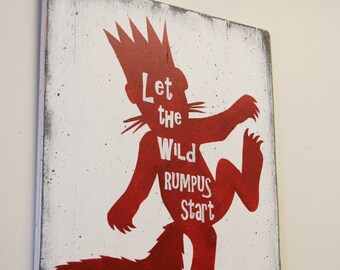 Let the Wild Rumpus - Etsy