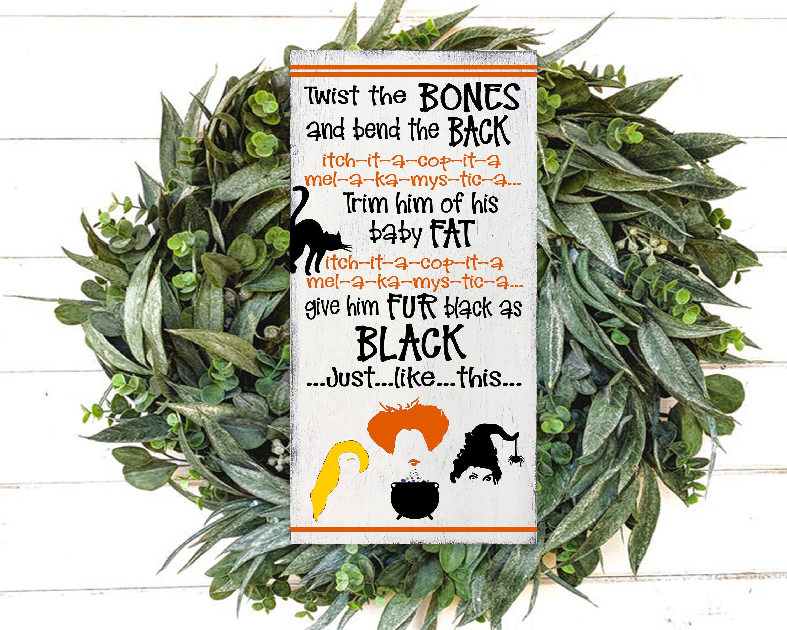 Halloween Decor - Hocus Pocus - Fall - Autumn - Wood Sign - Wallhanging ...