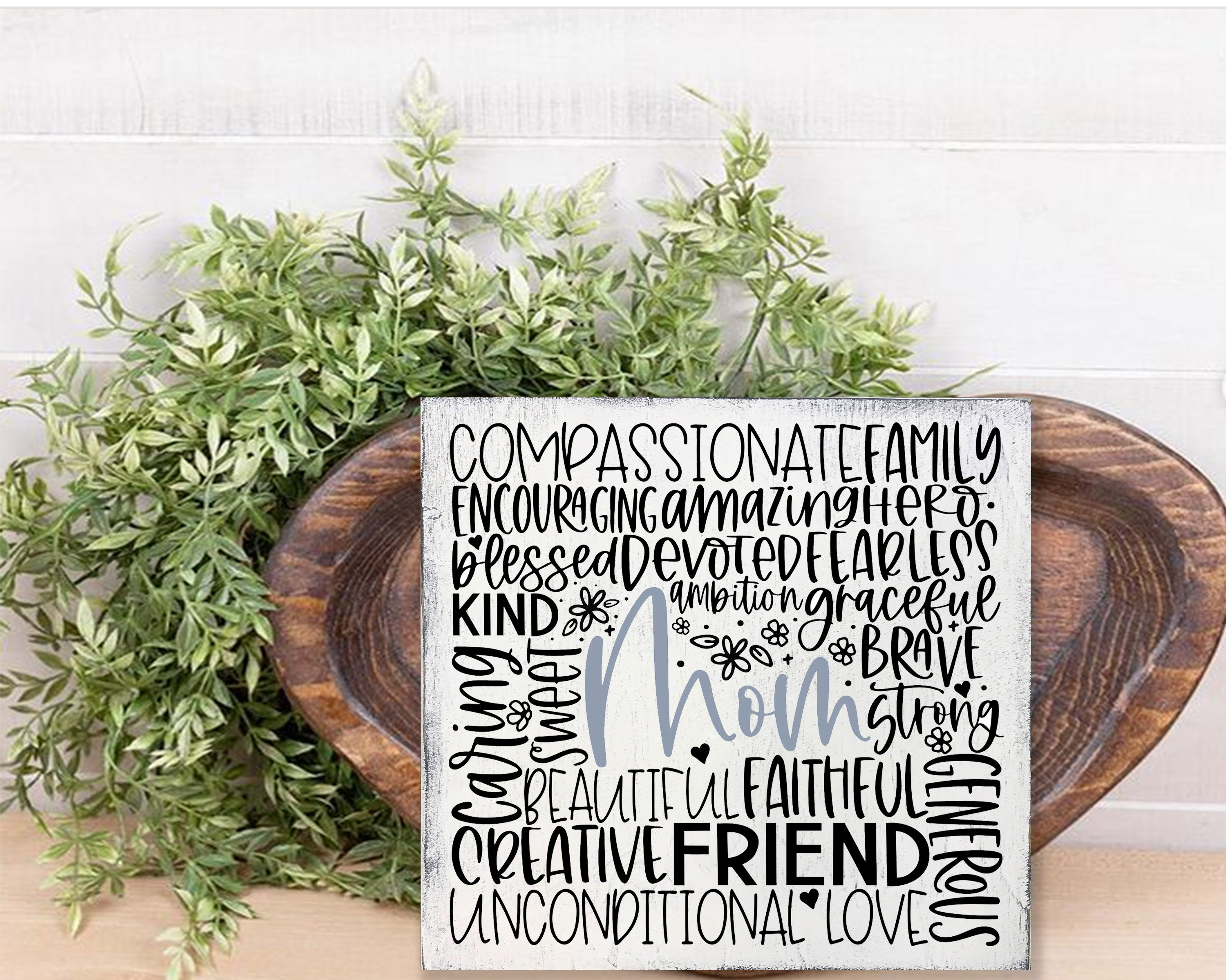 Mothers Day | Gift for Mom | Mom Subway Art | Farmhouse Decor ...