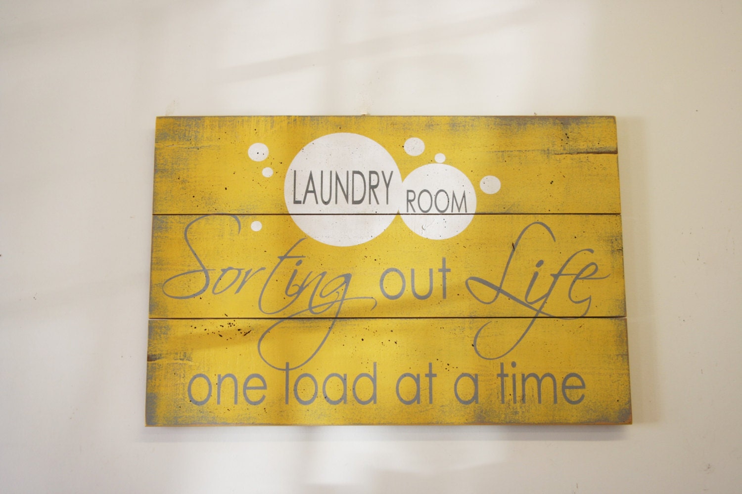 Laundry Sign Sorting Out Life Wood Sign Laundry Room | Etsy