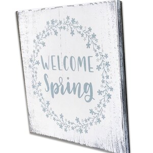 Spring Decor - Welcome Spring - Rustic Spring Decor - Farmhouse Spring ...