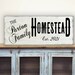Rustic Personalized Sign - Vintage Farmhouse Sign - Custom Sign ...