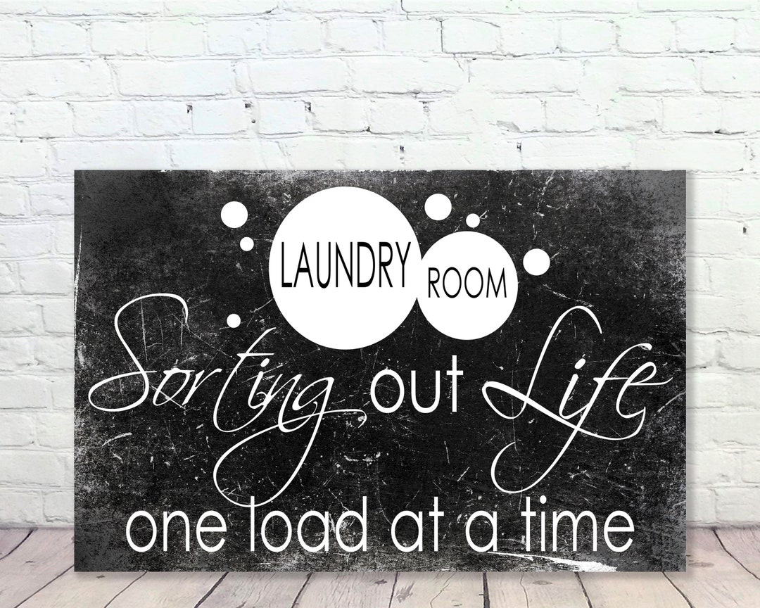 Laundry Room Sign | Sorting Out Life | Laundry Room Decor | Farmhouse ...