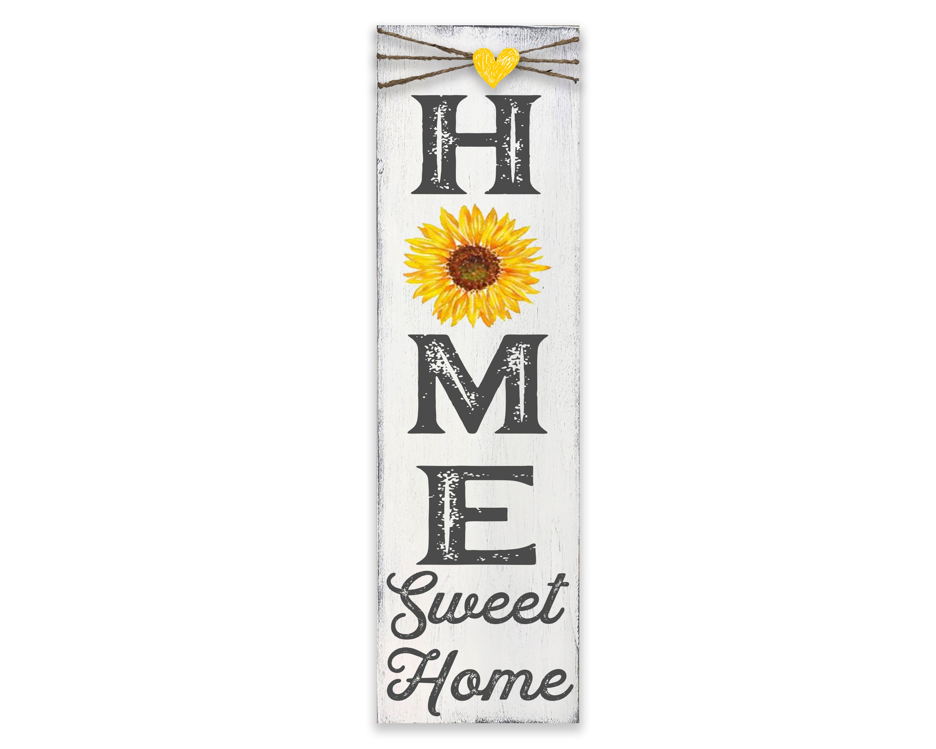 Sunflower Decor | Porch Sign | Home Sweet Home | Farmhouse Decor | Wood ...