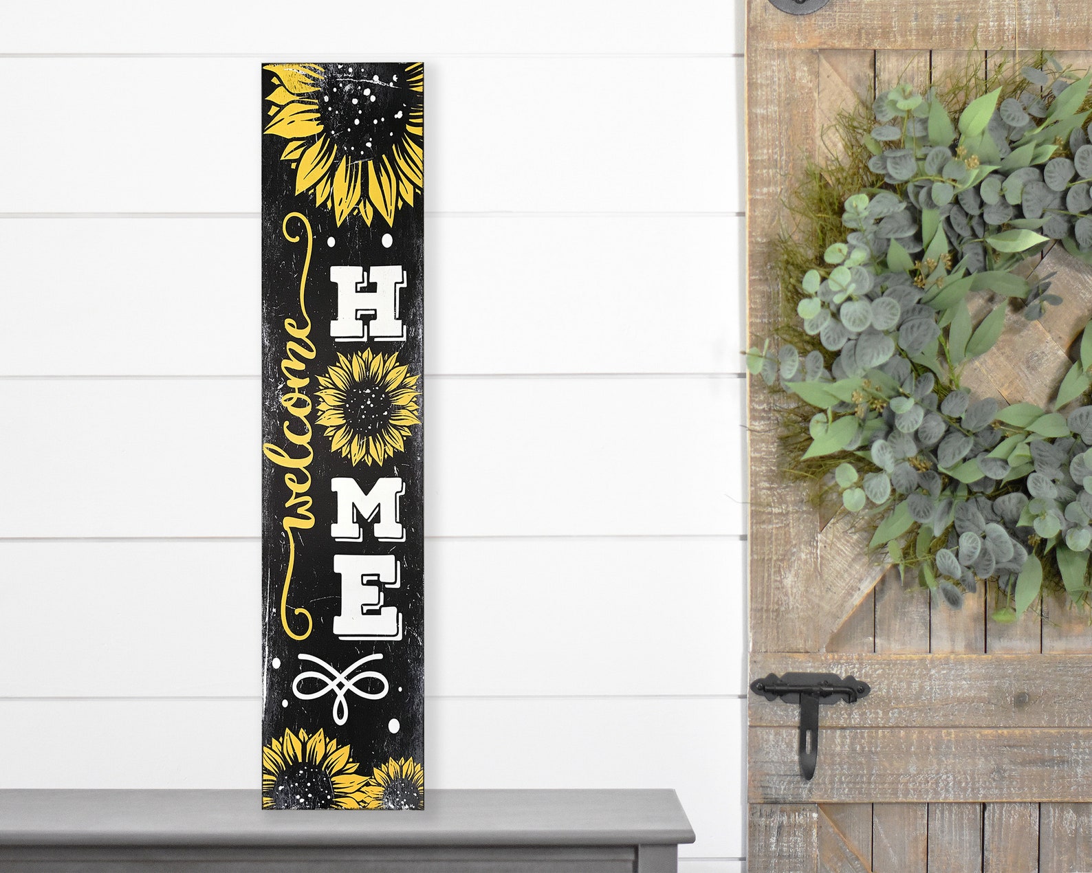 Welcome Home Sign | Sunflower Sign | Porch Sign | Welcome Sign ...
