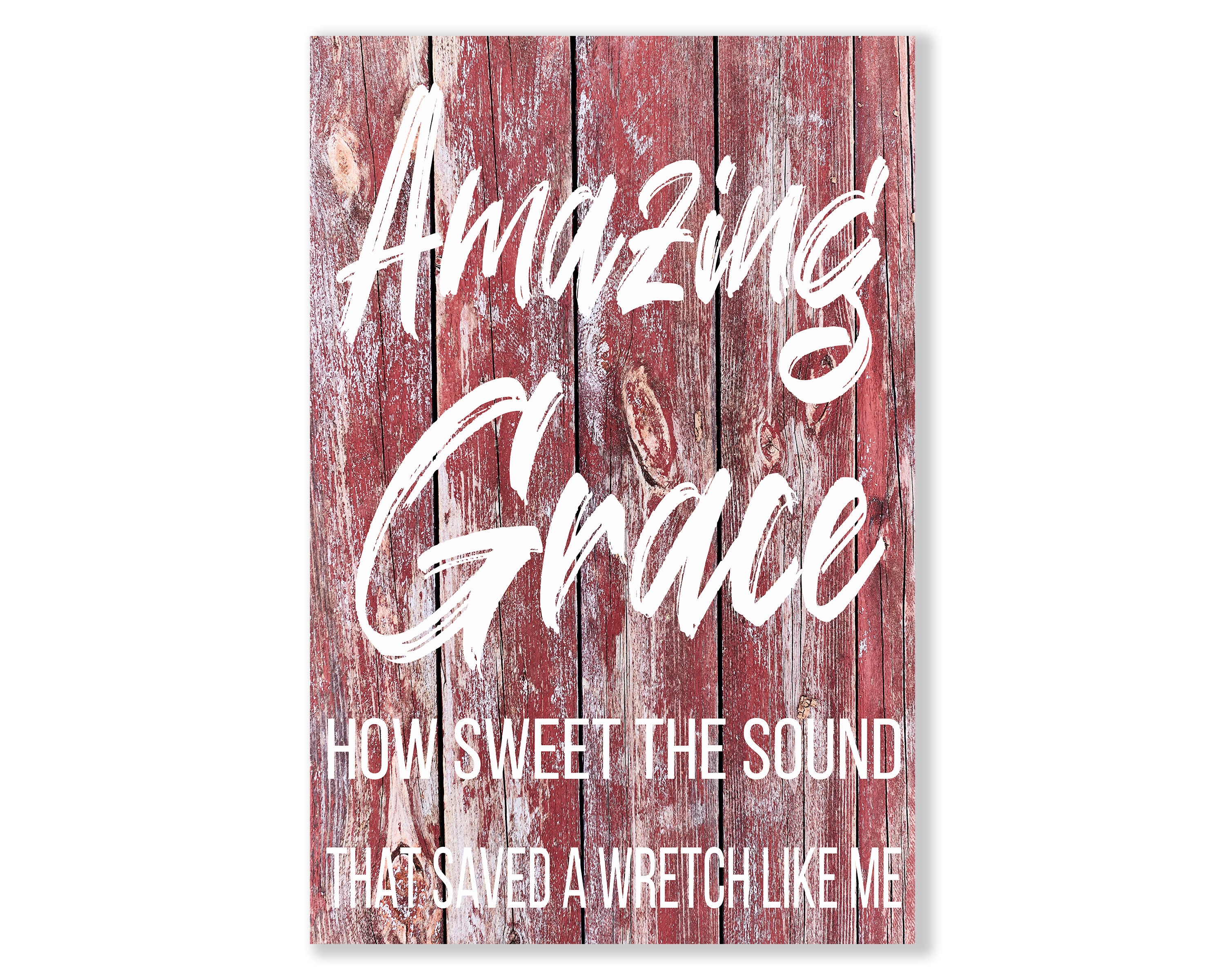 Amazing Grace Sign | Christian Wall Decor | Christian Sign | Religious ...