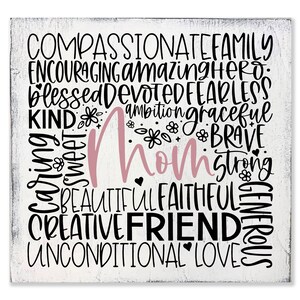 Mothers Day | Gift for Mom | Mom Subway Art | Farmhouse Decor ...