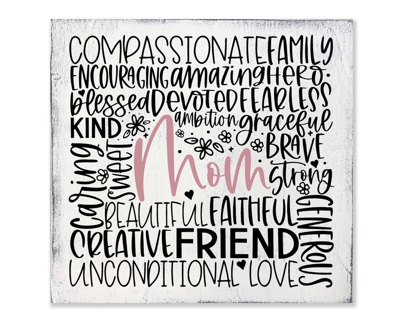 Mothers Day Gift for Mom Mom Subway Art Farmhouse Decor - Etsy