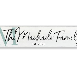 Custom Family Sign - Initial Sign - Personalized Wood Sign - Wedding ...