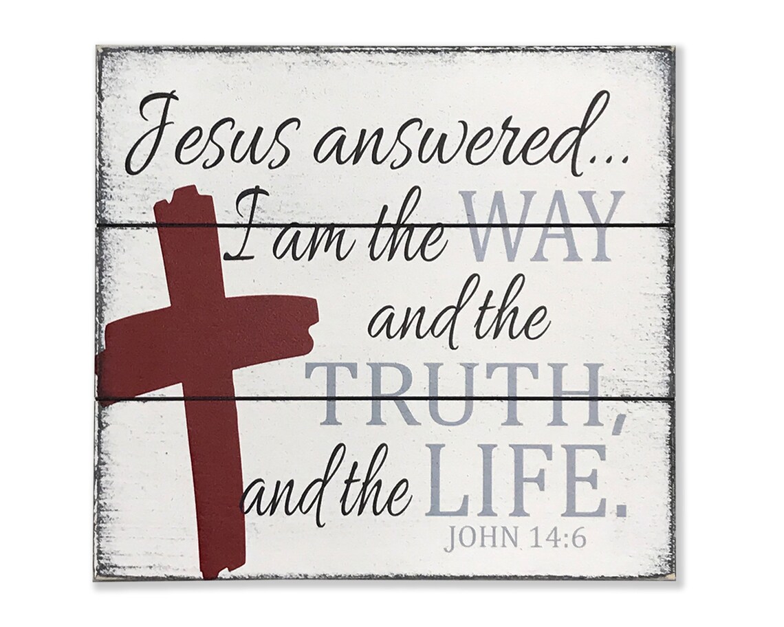 Christian Sign - Wood Pallet Sign - Christian Wall Decor - Christian ...