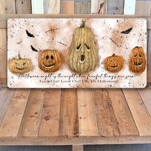 Halloween Plaque - Etsy