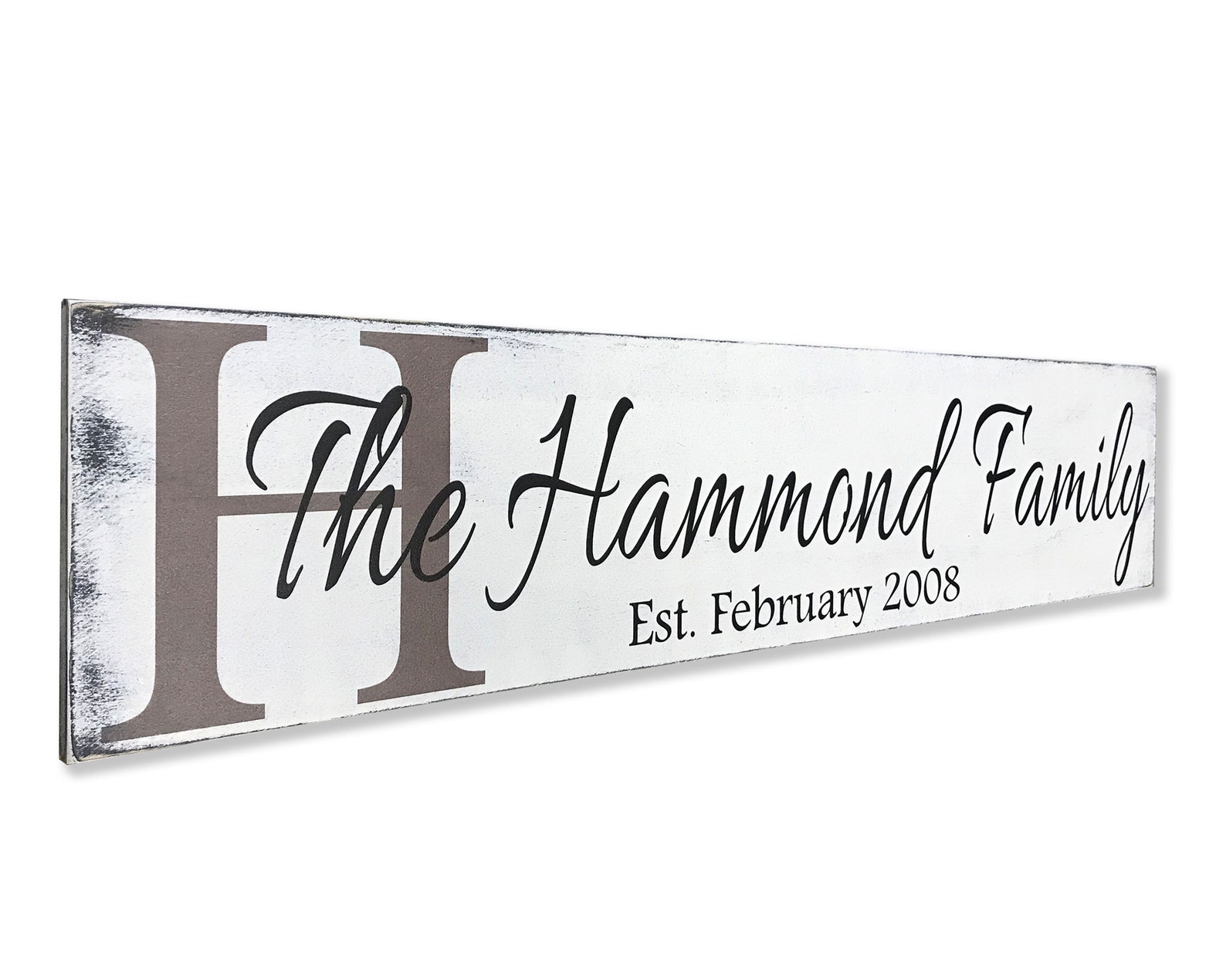 Name Sign Initial Sign Custom Personalized Wood Sign Wedding | Etsy