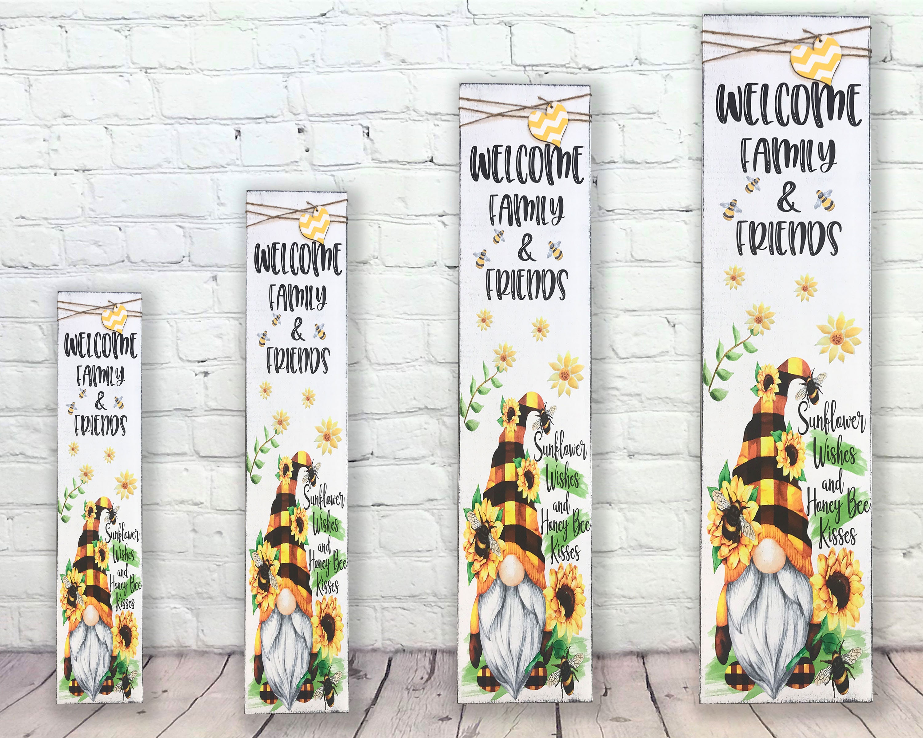 Sunflower Gift Welcome Porch Sign Welcome Sign Sunflower Decor ...