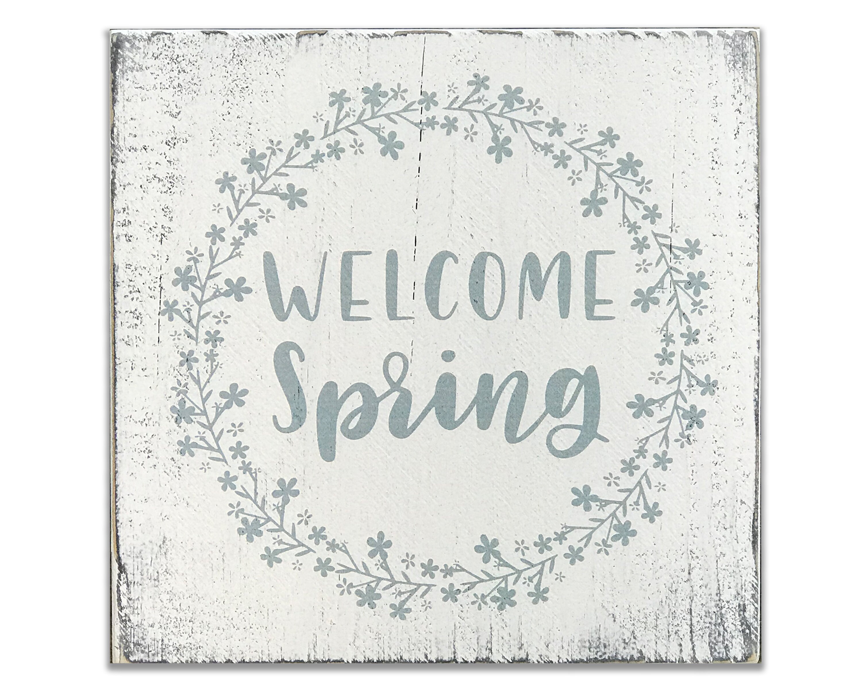 Spring Decor - Welcome Spring - Rustic Spring Decor - Farmhouse Spring ...