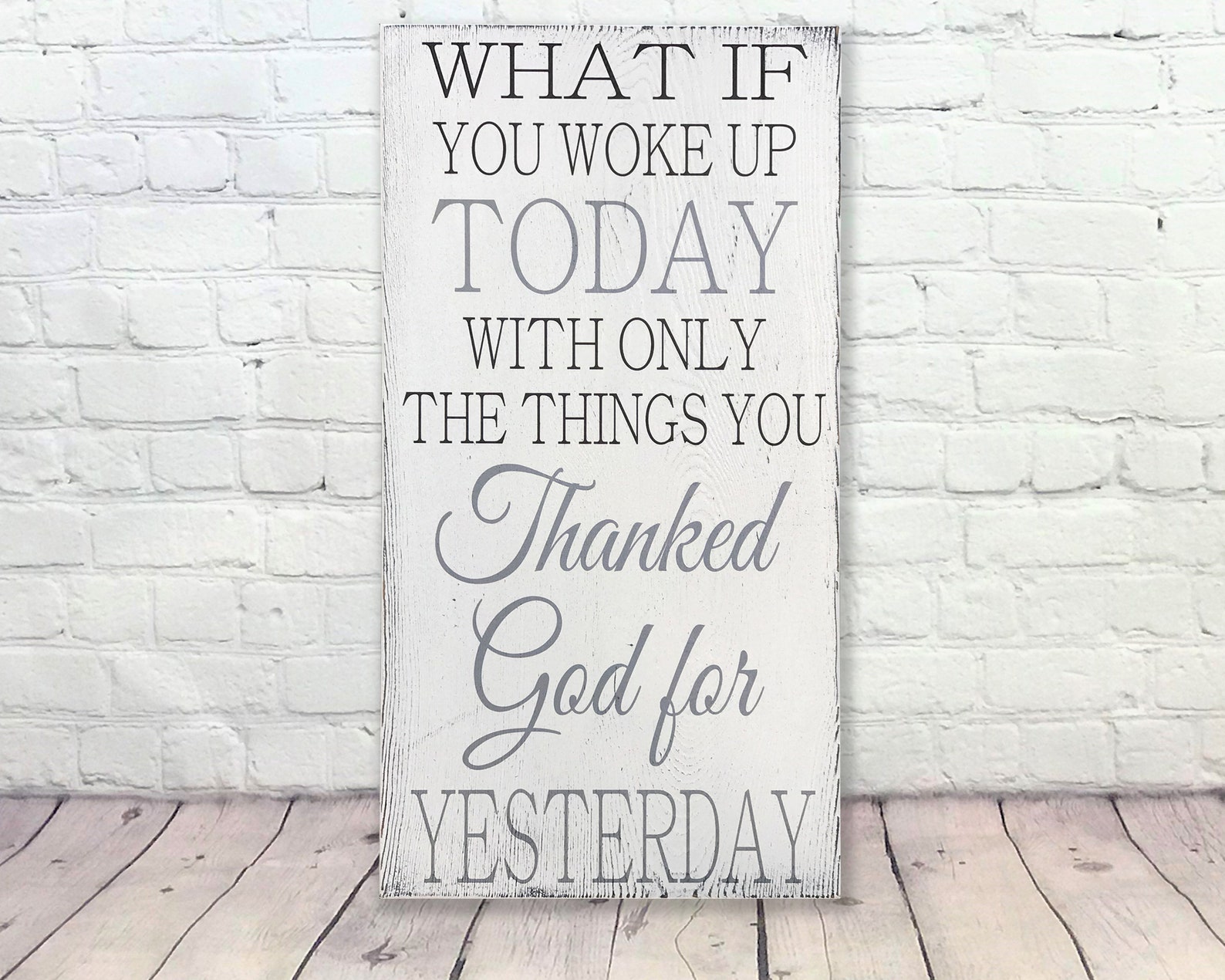 Christian Sign Wood Sign Inspirational Wall Decor | Etsy