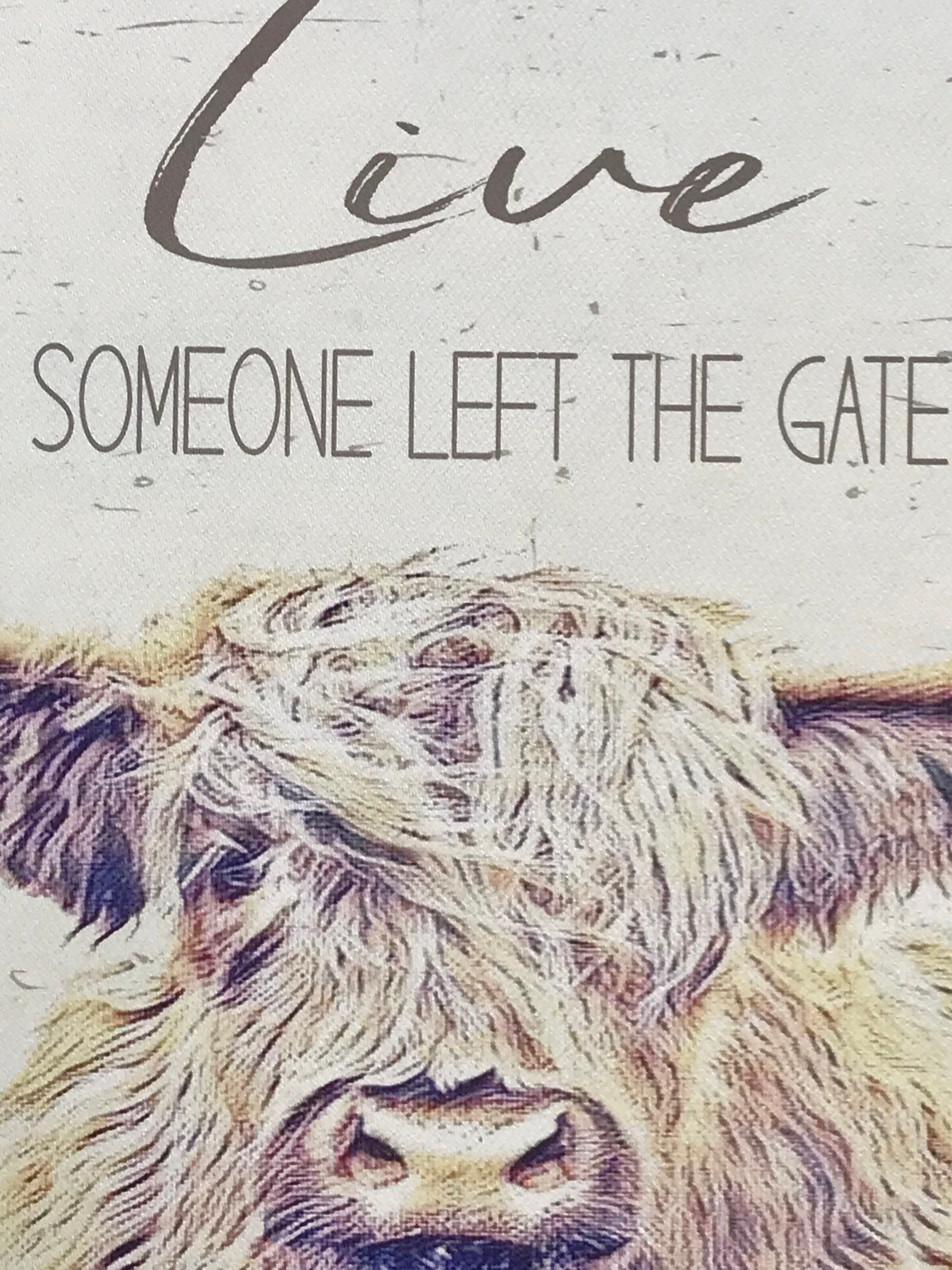 Farmhouse Wall Decor Cow Sign Farmhouse Sign Cow Decor | Etsy