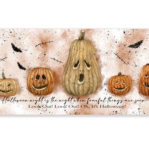 Halloween Decoration, Fall Decoration, Autumn Decor, Pumpkin ...