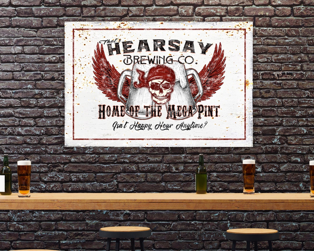 Mega Pint Sign, Bar Sign, Mancave Sign, Justice for Johnny, That's ...