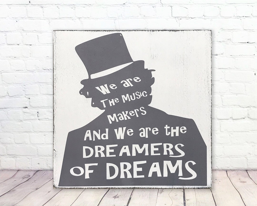 Boys Nursery Decor Girls Nursery Decor Willy Wonka We Are the Music ...