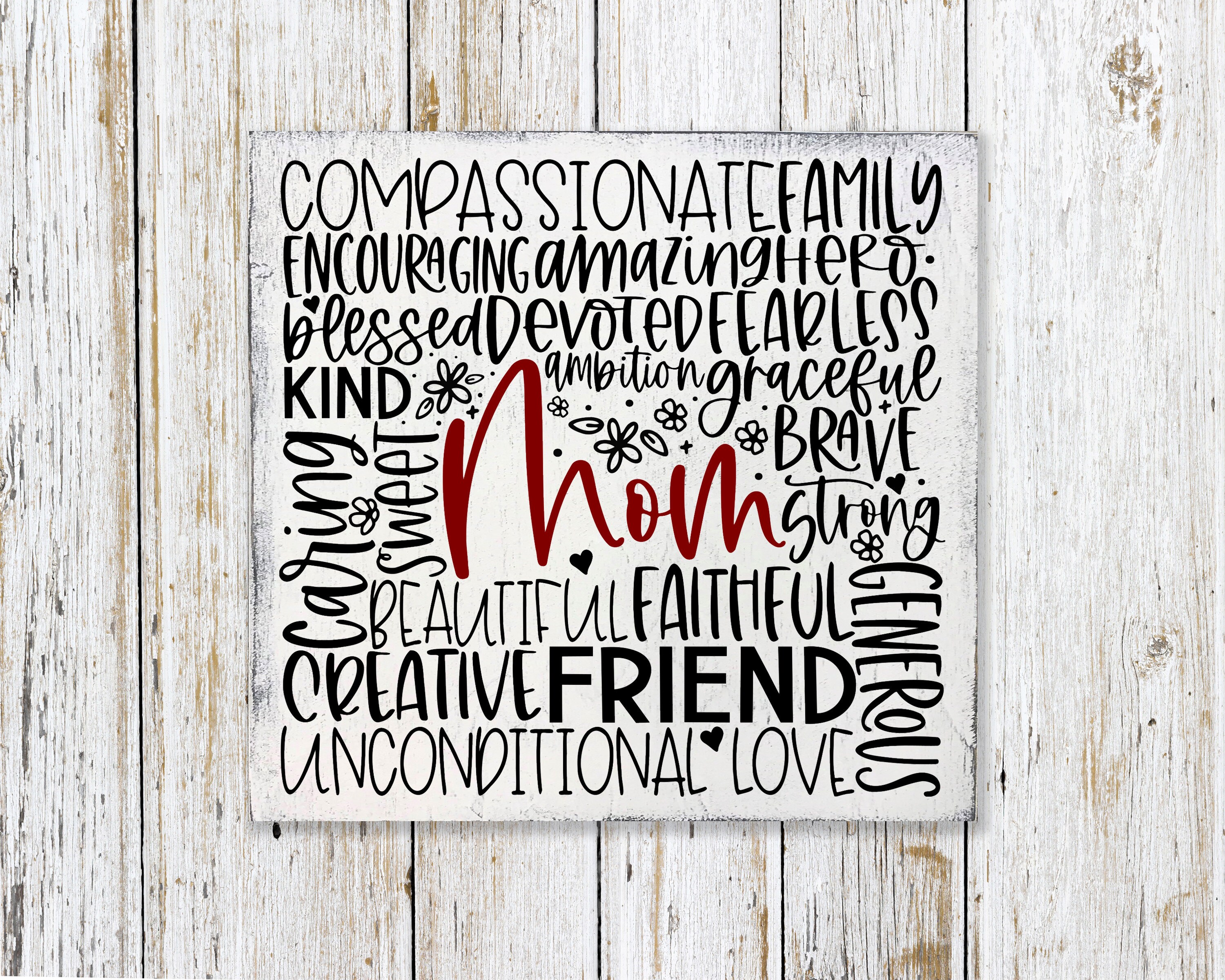 Mothers Day | Gift for Mom | Mom Subway Art | Farmhouse Decor ...