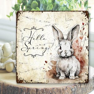 Spring Decoration, Spring Decor, Hello Spring, Farmhouse Spring Sign ...