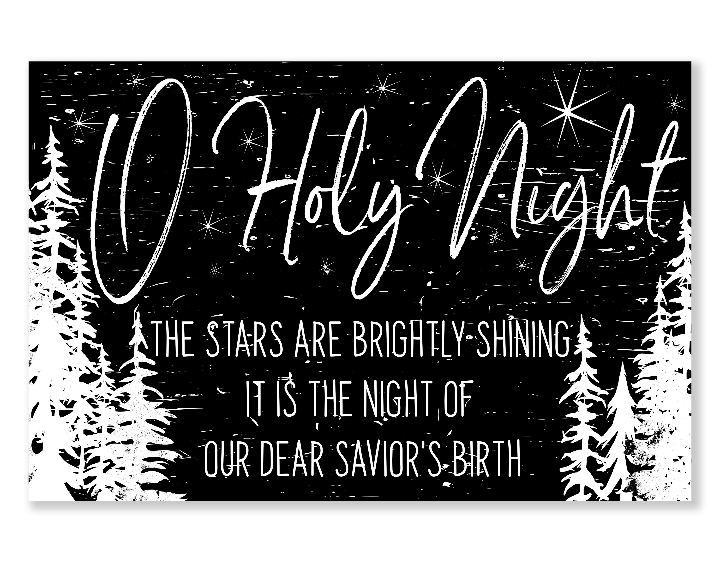 Christmas Decoration O Holy Night Christian Christmas | Etsy