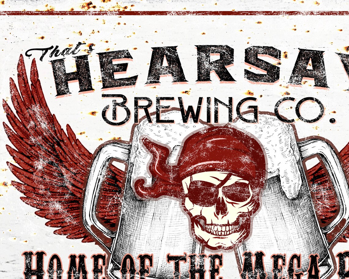 Mega Pint Sign Bar Sign Mancave Sign Justice for Johnny - Etsy