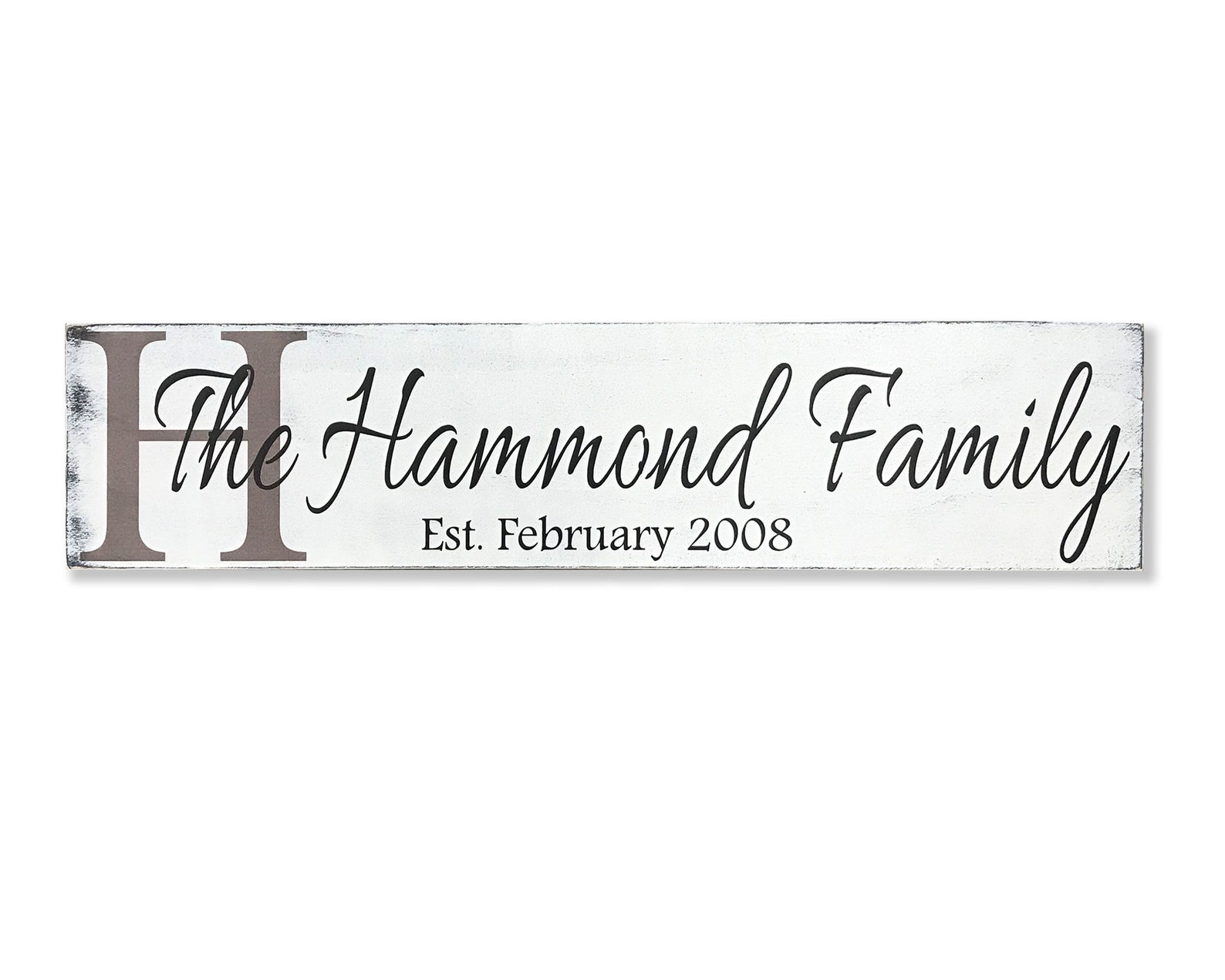 Name Sign Initial Sign Custom Personalized Wood Sign Wedding | Etsy