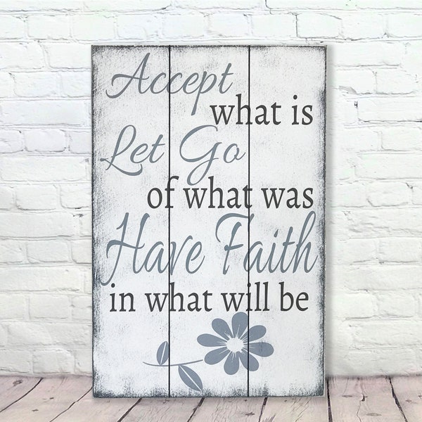 Accept What is Sign - Etsy
